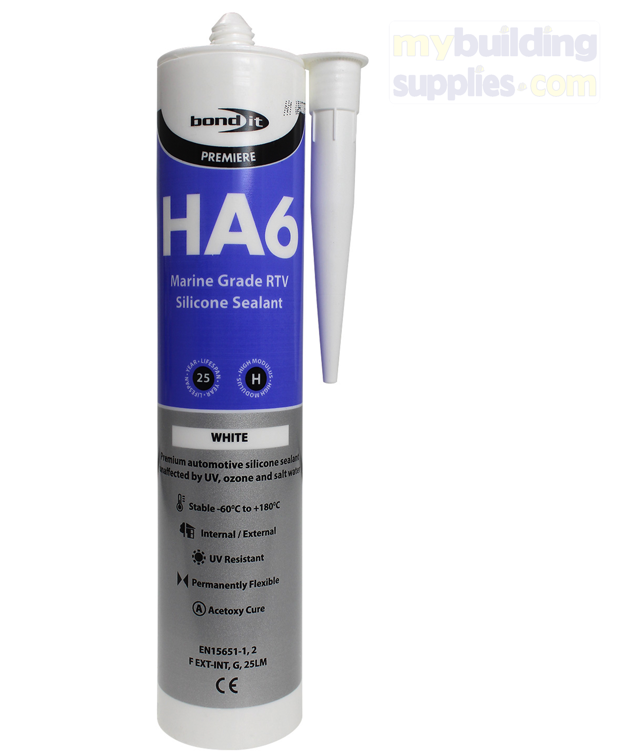 HA6 Marine Grade RTV Silicone Sealant - 300ml – Mybuildingsupplies