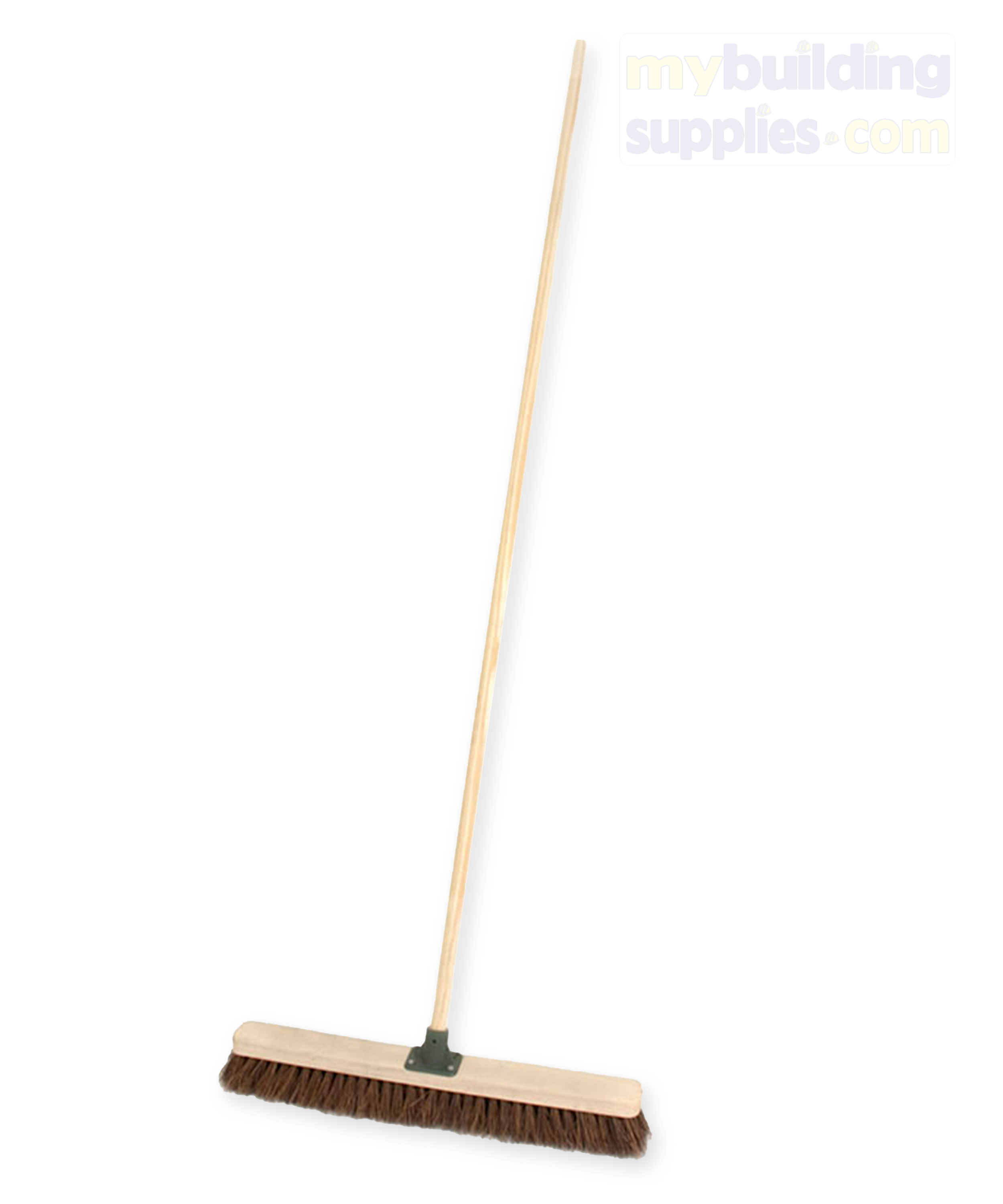 24-inch Bassine Broom Head Round Edges with Handle – Mybuildingsupplies