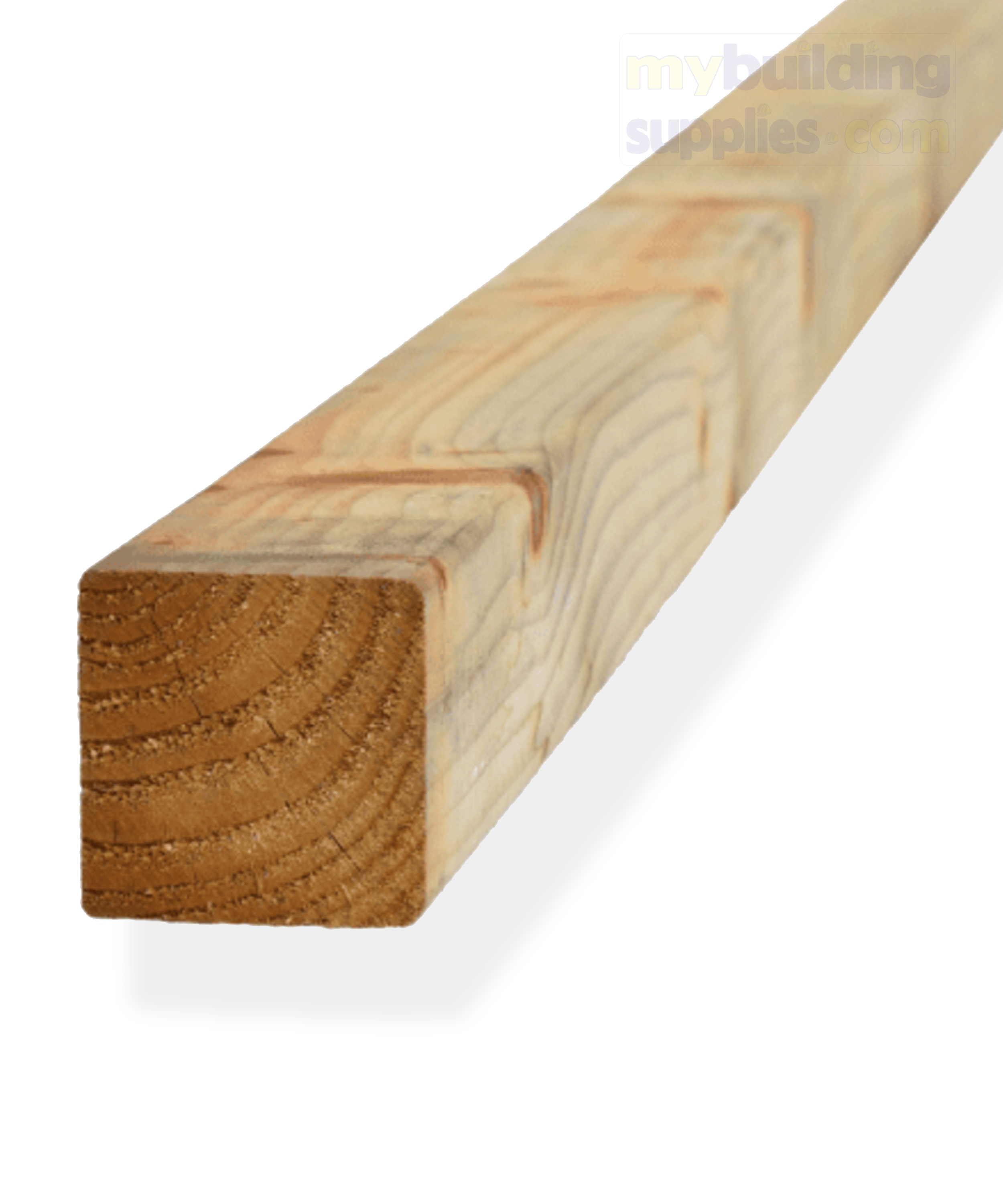 2" x 2" 50mm (H) x 50mm (W) x 3048mm (3m) (10ft) (L) C16 Treated Timbe ...
