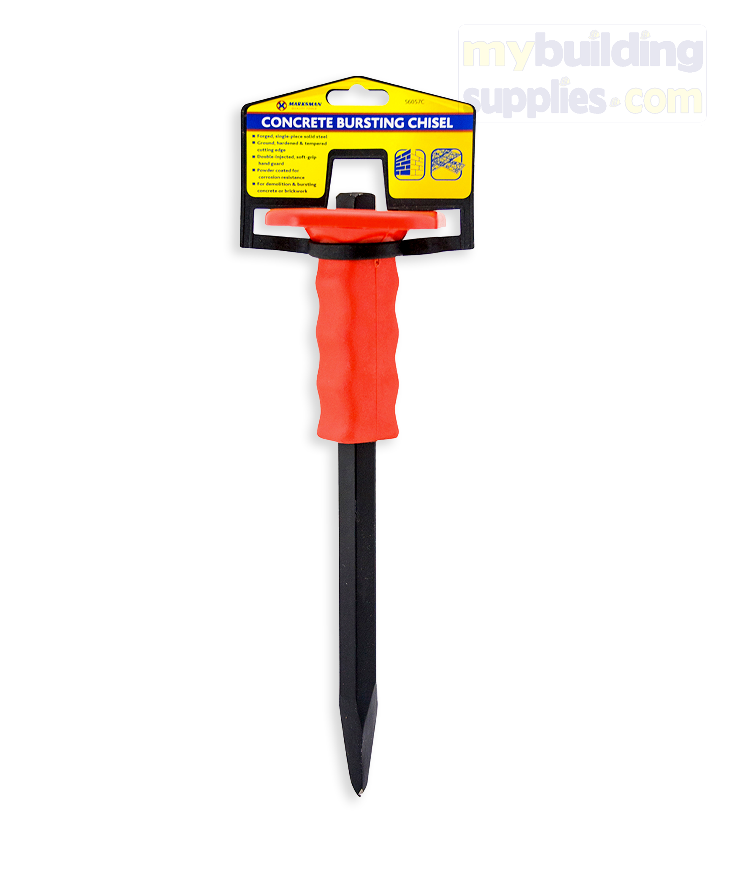 Concrete Bursting Chisel with Guard – Mybuildingsupplies