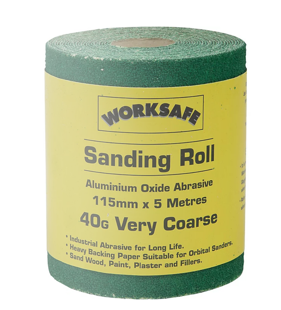 115mm x 5m - Sanding Roll – Mybuildingsupplies