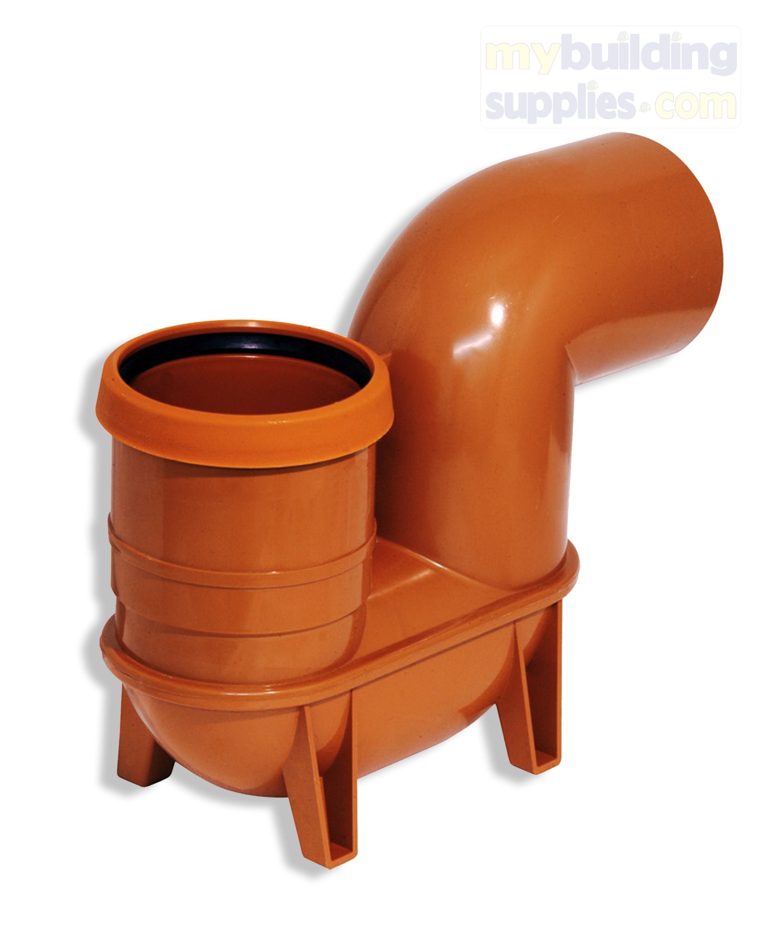 U-PVC low back P-trap 110mm – Mybuildingsupplies